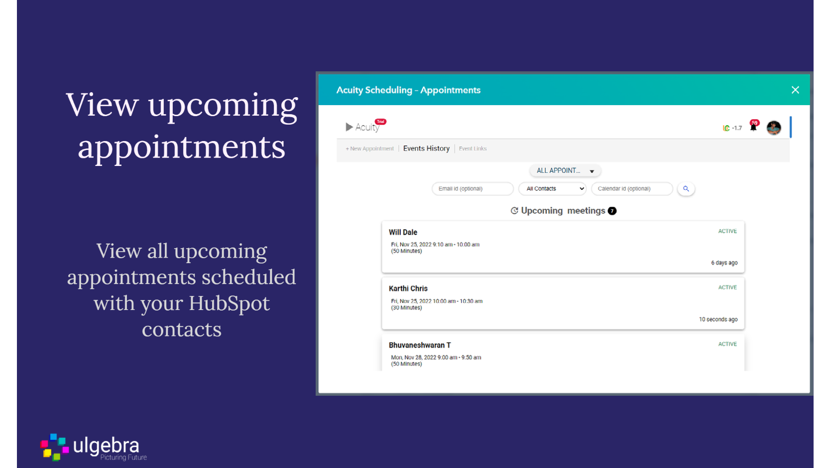 Acuity Scheduling HubSpot Integration | Connect Them Today